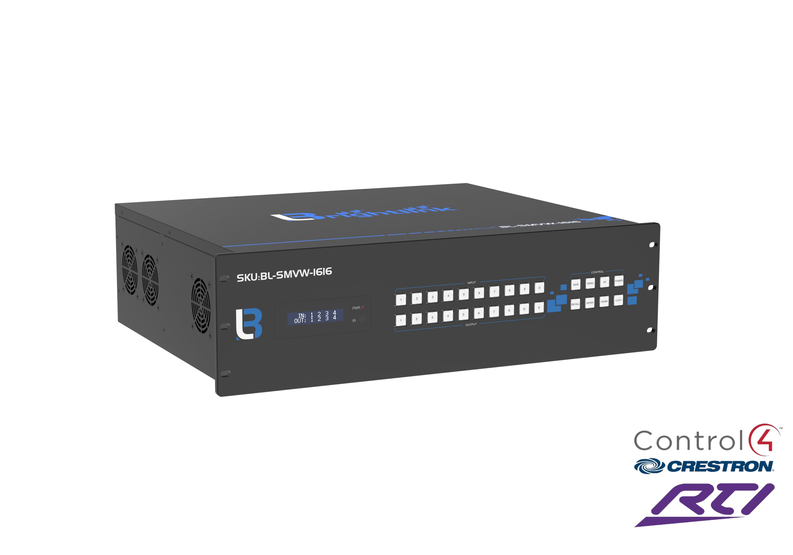 Brightlink 4k 9x9 Seamless Matrix with 3x3,2x3,2x2,1x3 Video Wall ...